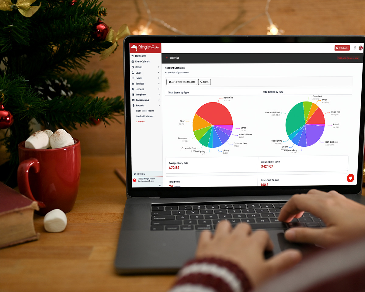 Kringle Tracker – The CRM App for Entertainers