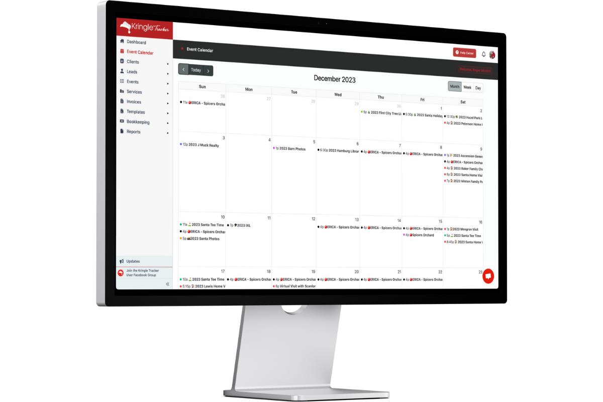 Calendar and Scheduling – Kringle Tracker